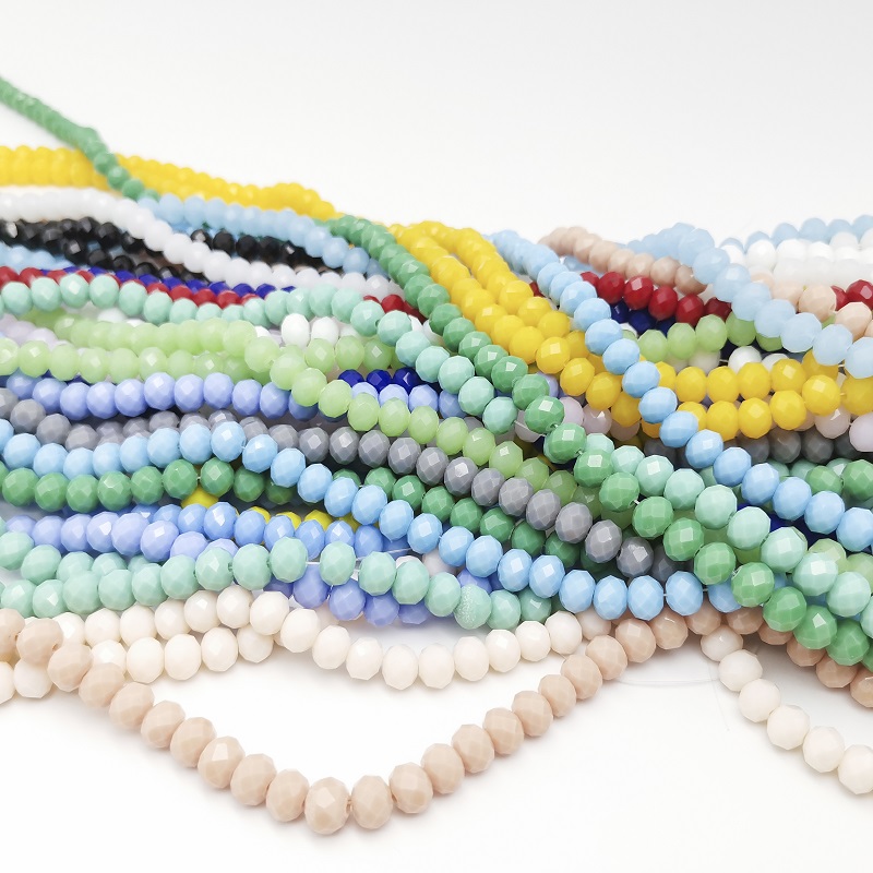 Rondelle Beads Manufacturers DIY Accessories Crystal Beads Glass ...